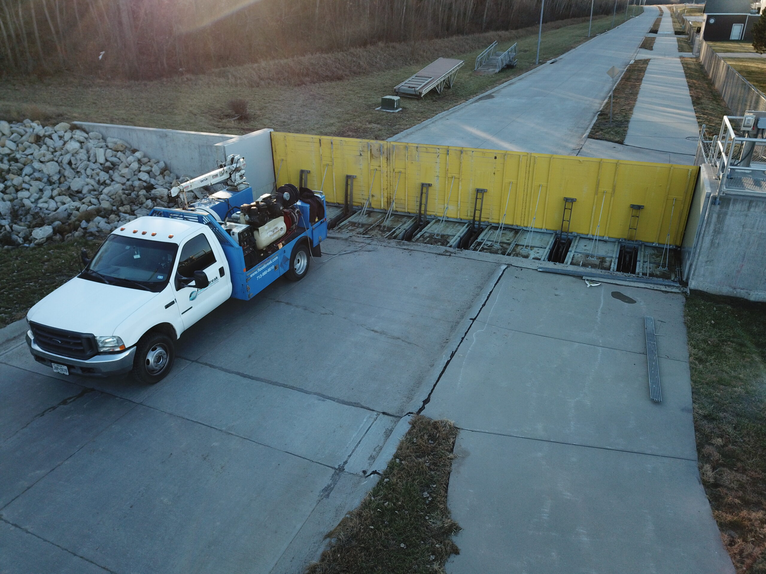 FloodBreak® Floodgate protects FEMA funded Water Treatment Plant in ...