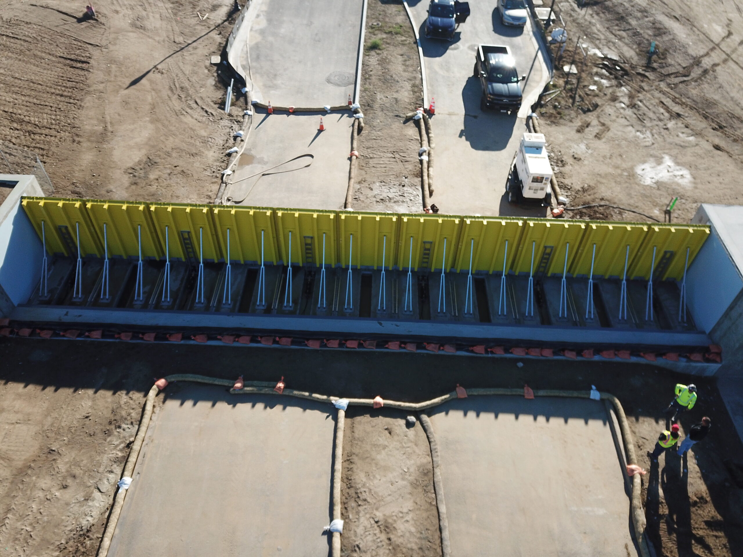 Entrance to Wagon Wheel Community Protected by FloodBreak Passive ...