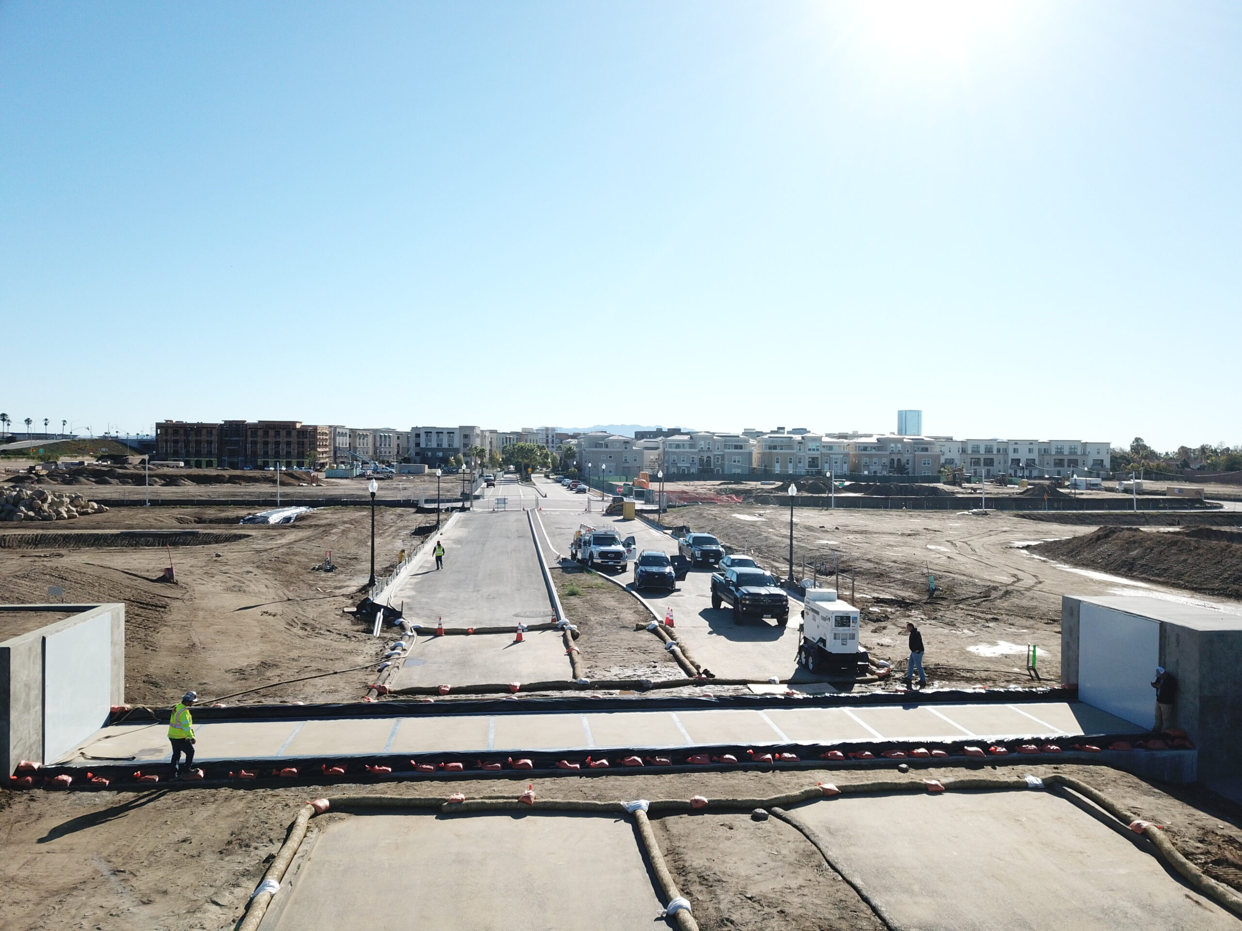 Entrance to Wagon Wheel Community Protected by FloodBreak Passive ...